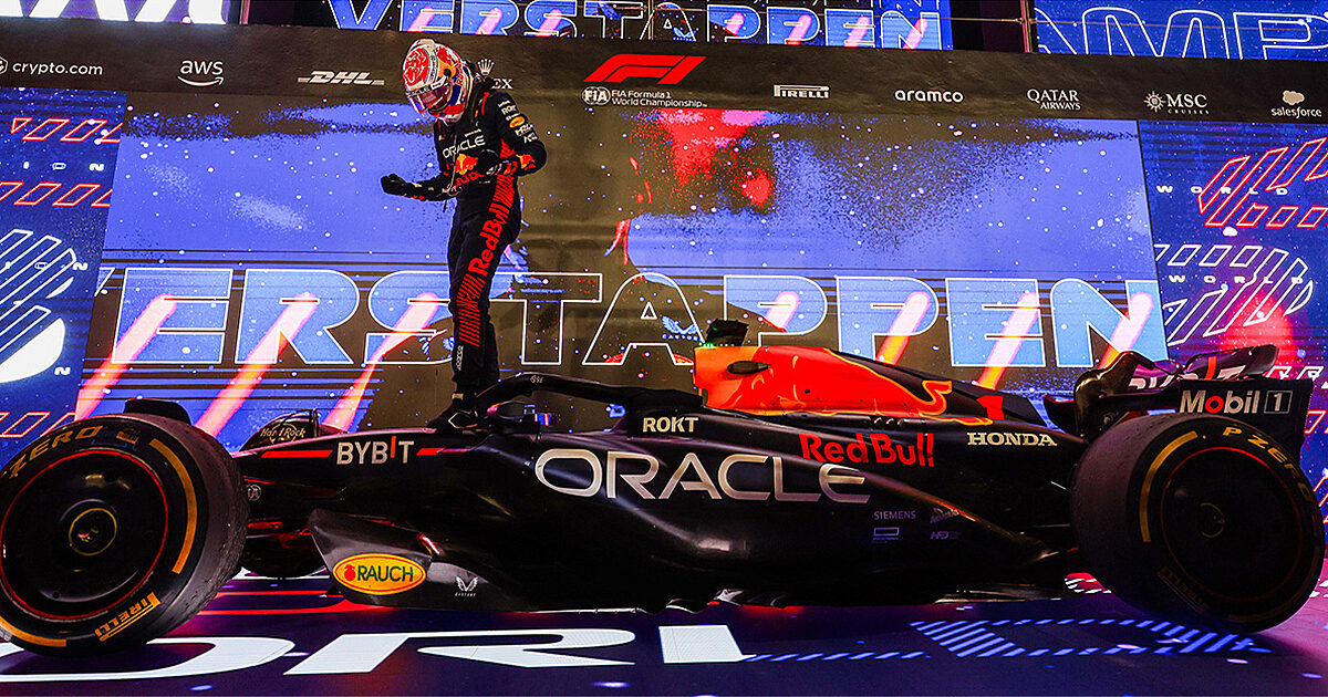 Oracle Red Bull Racing Driver Max Verstappen Wins Third Consecutive…